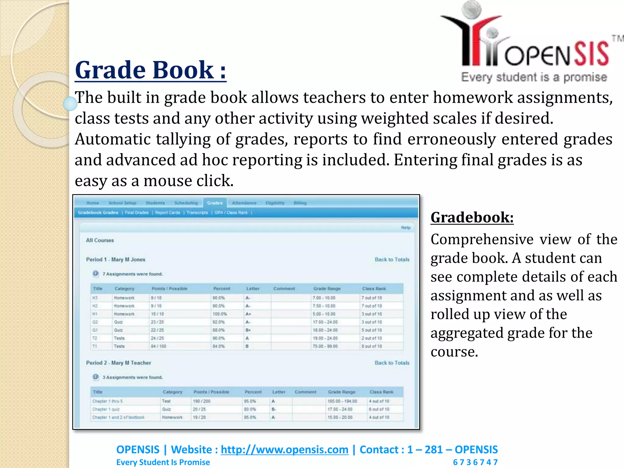 Open sis - benefits of student information system | PPTX