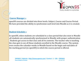 Open sis - benefits of student information system | PPTX