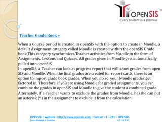 Open sis - benefits of student information system | PPTX