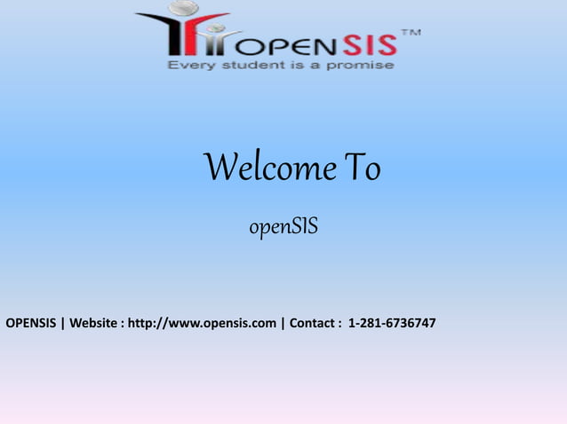 OpenSIS - Features | PPTX