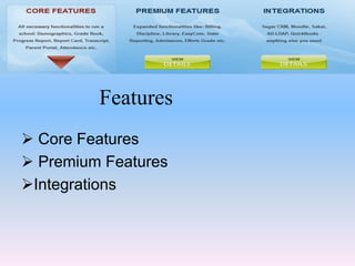 OpenSIS - Features | PPTX