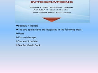 OpenSIS - Features | PPTX