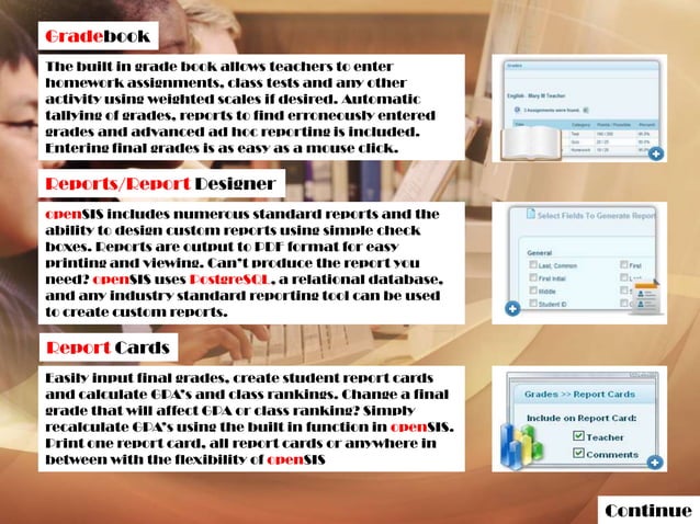 Opensis open source student information system | PPSX | Shareware and ...