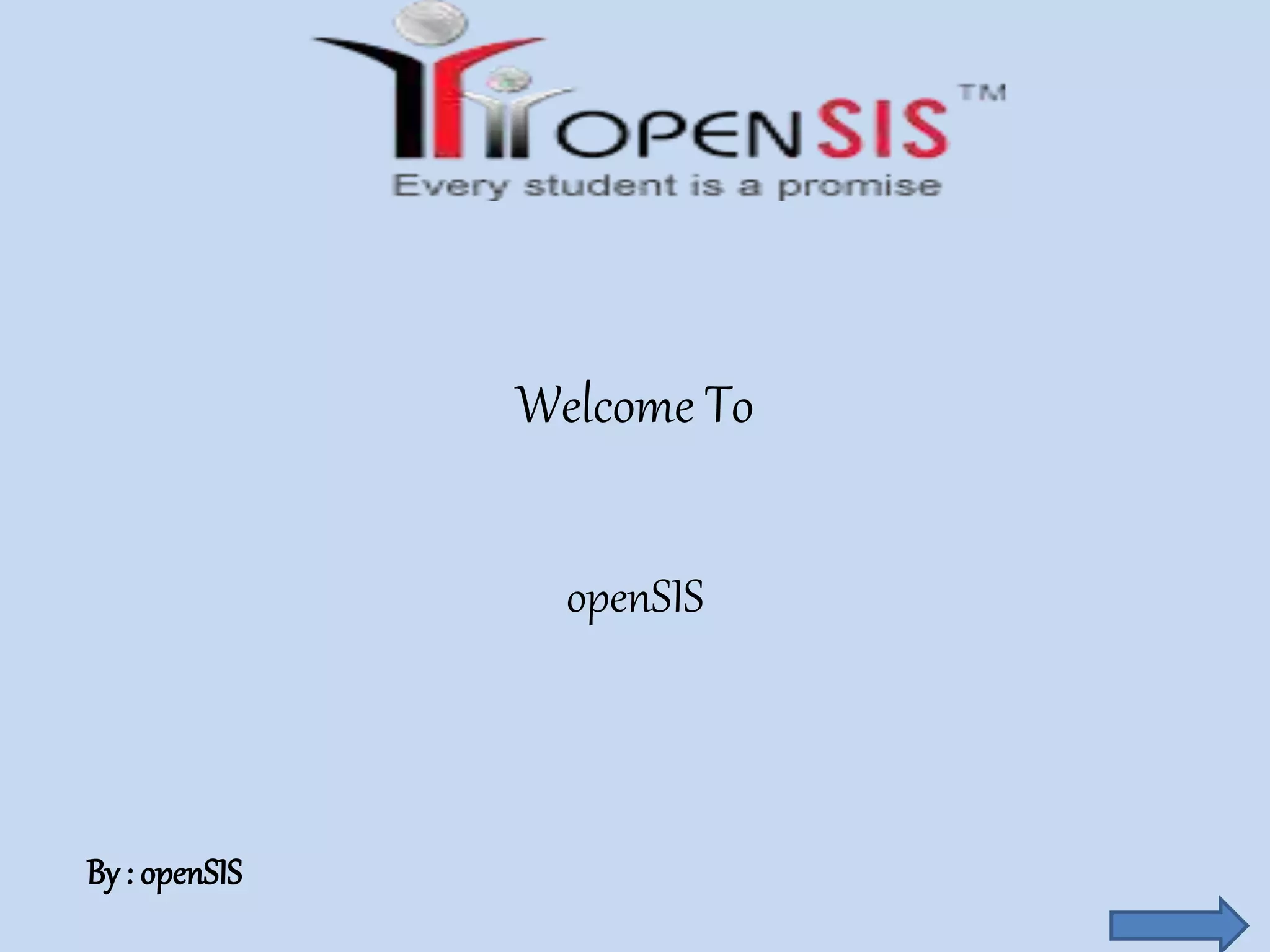 openSIS - School Management Software | PPTX | Shareware and Freeware | Computer Software and ...