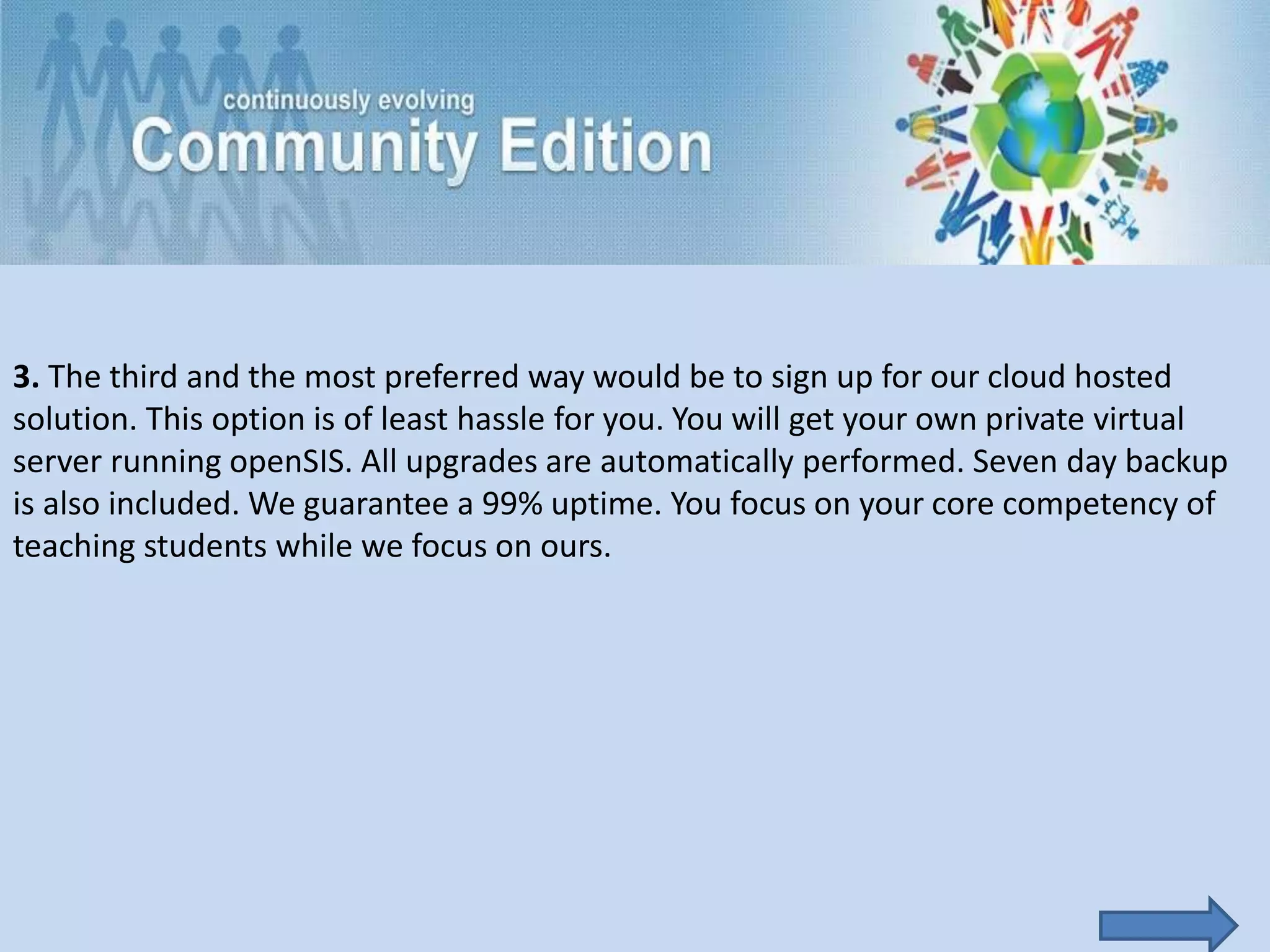 openSIS - School Management Software | PPTX