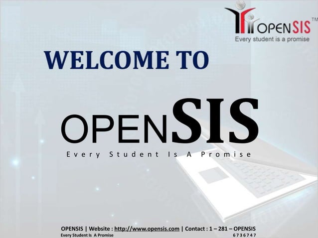 OpenSIS - Student Information System | PPT