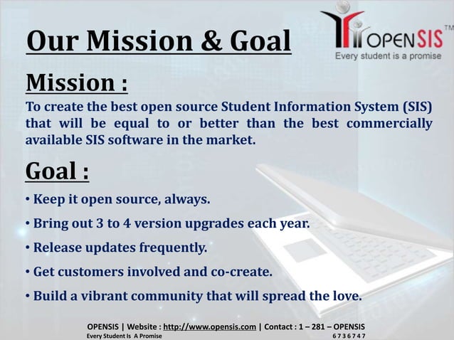 OpenSIS - Student Information System | PPT
