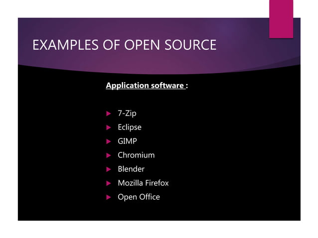 Open source software and os | PPT