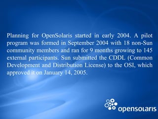 Opensolaris 100511031132-phpapp02 | PPT