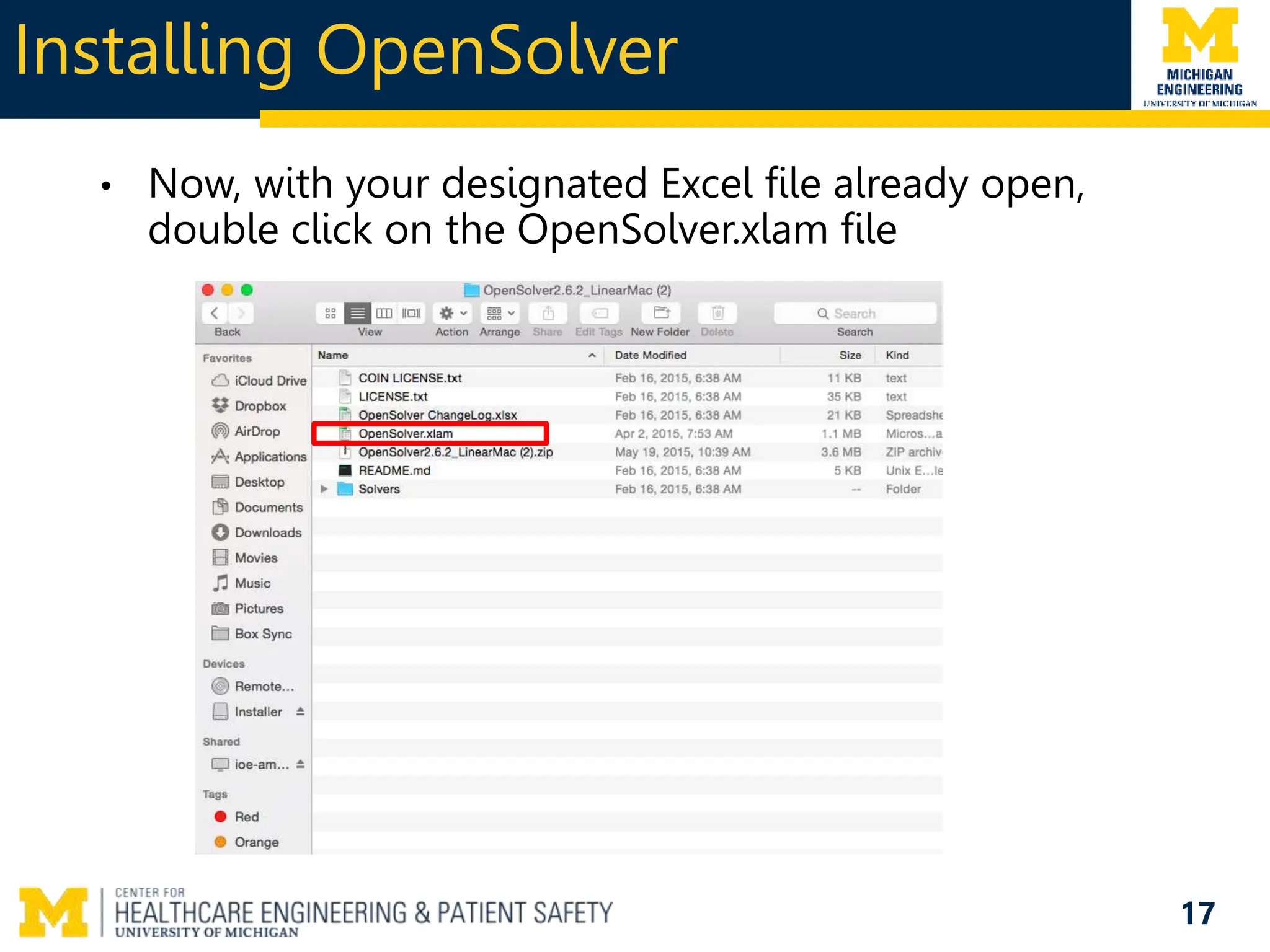 OpenSolver-Installation open solver jsntalletion | PPTX
