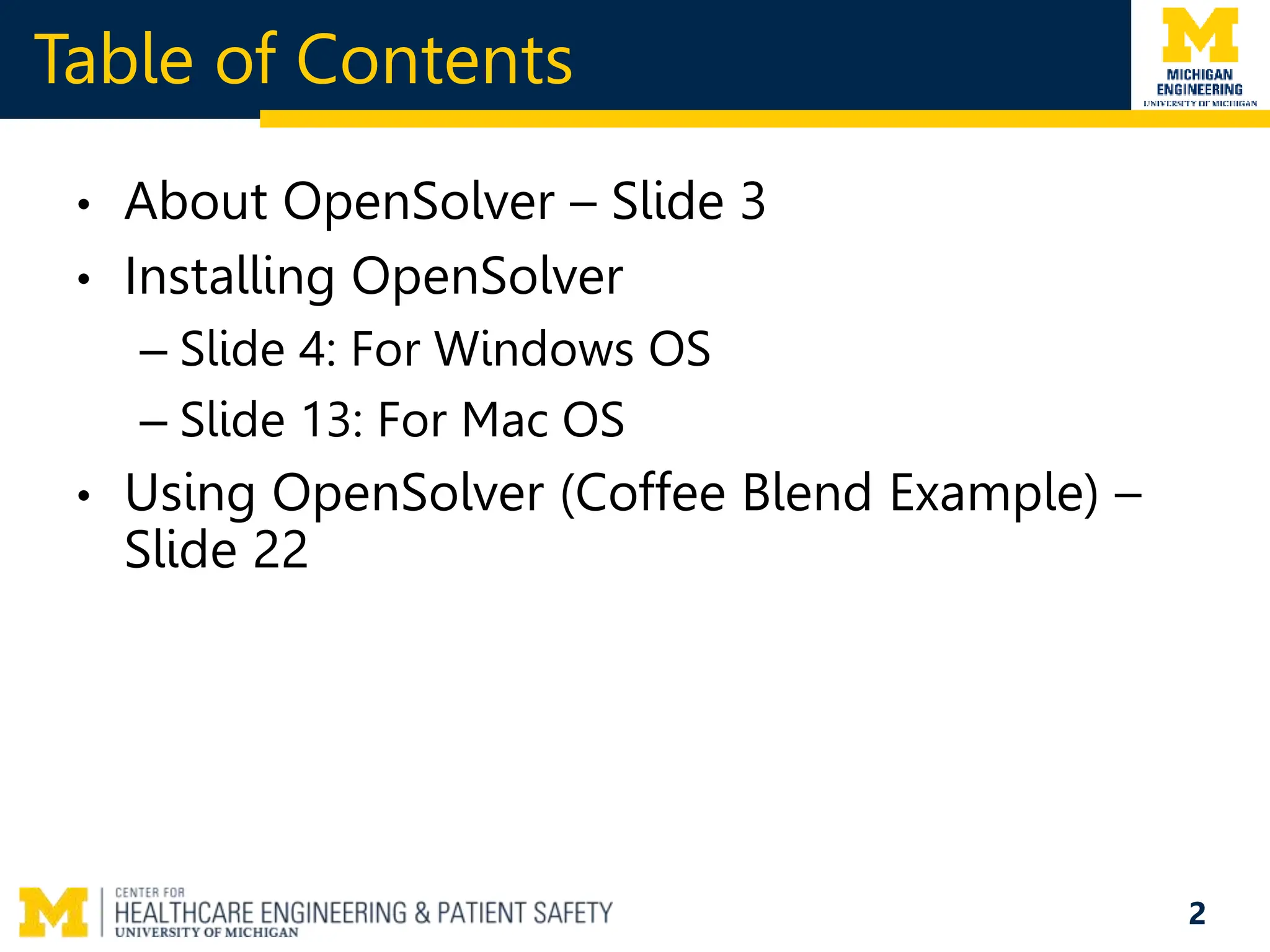 OpenSolver-Installation open solver jsntalletion | PPTX