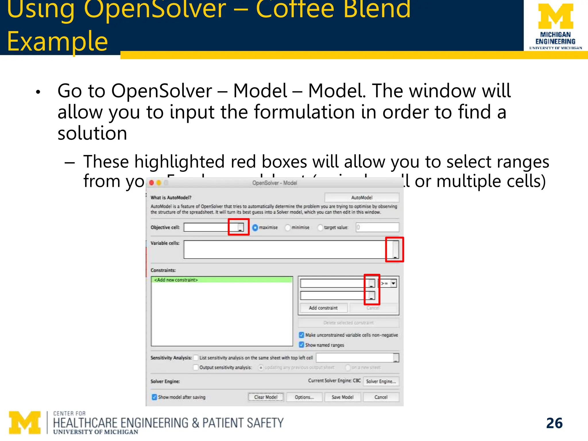 OpenSolver-Installation open solver jsntalletion | PPTX