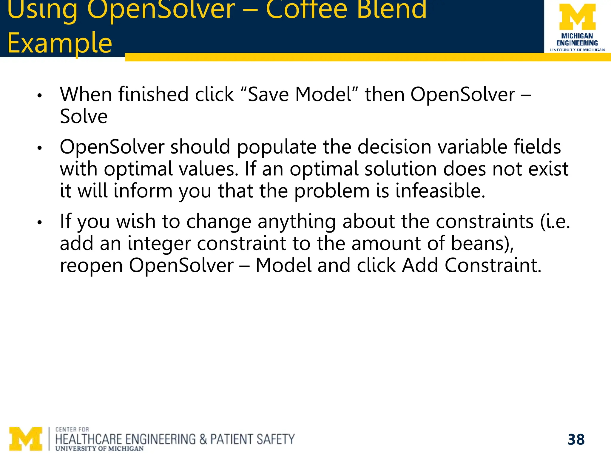 OpenSolver-Installation open solver jsntalletion | PPTX