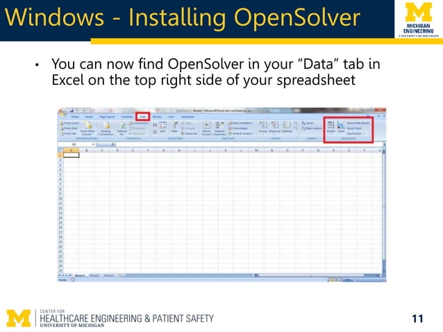 OpenSolver-Installation open solver jsntalletion | PPTX | Operating Systems | Computer Software ...