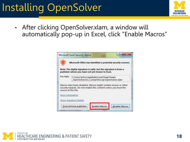 OpenSolver-Installation open solver jsntalletion | PPTX | Operating Systems | Computer Software ...
