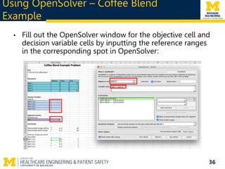 OpenSolver-Installation open solver jsntalletion | PPTX