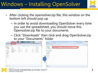 OpenSolver-Installation open solver jsntalletion | PPTX