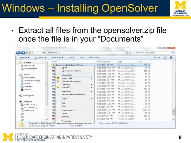OpenSolver-Installation open solver jsntalletion | PPTX | Operating ...