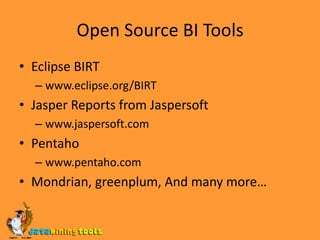Open Source BI | PPTX
