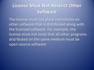 Open Source Software | PPTX | Operating Systems | Computer Software and Applications