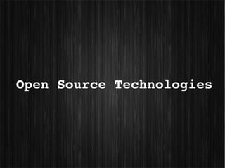 Open source Technology | PPT