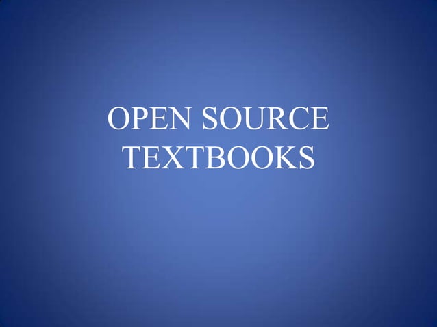 Open source | PPT