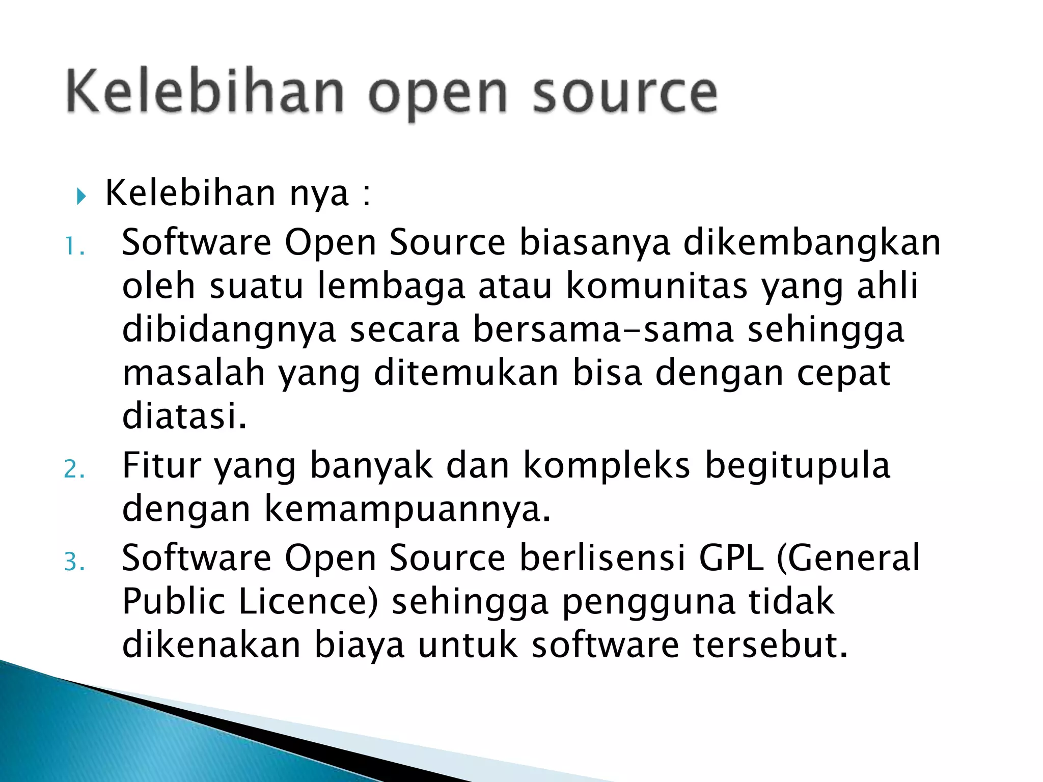 Sistem Operasi : Open source | PPTX