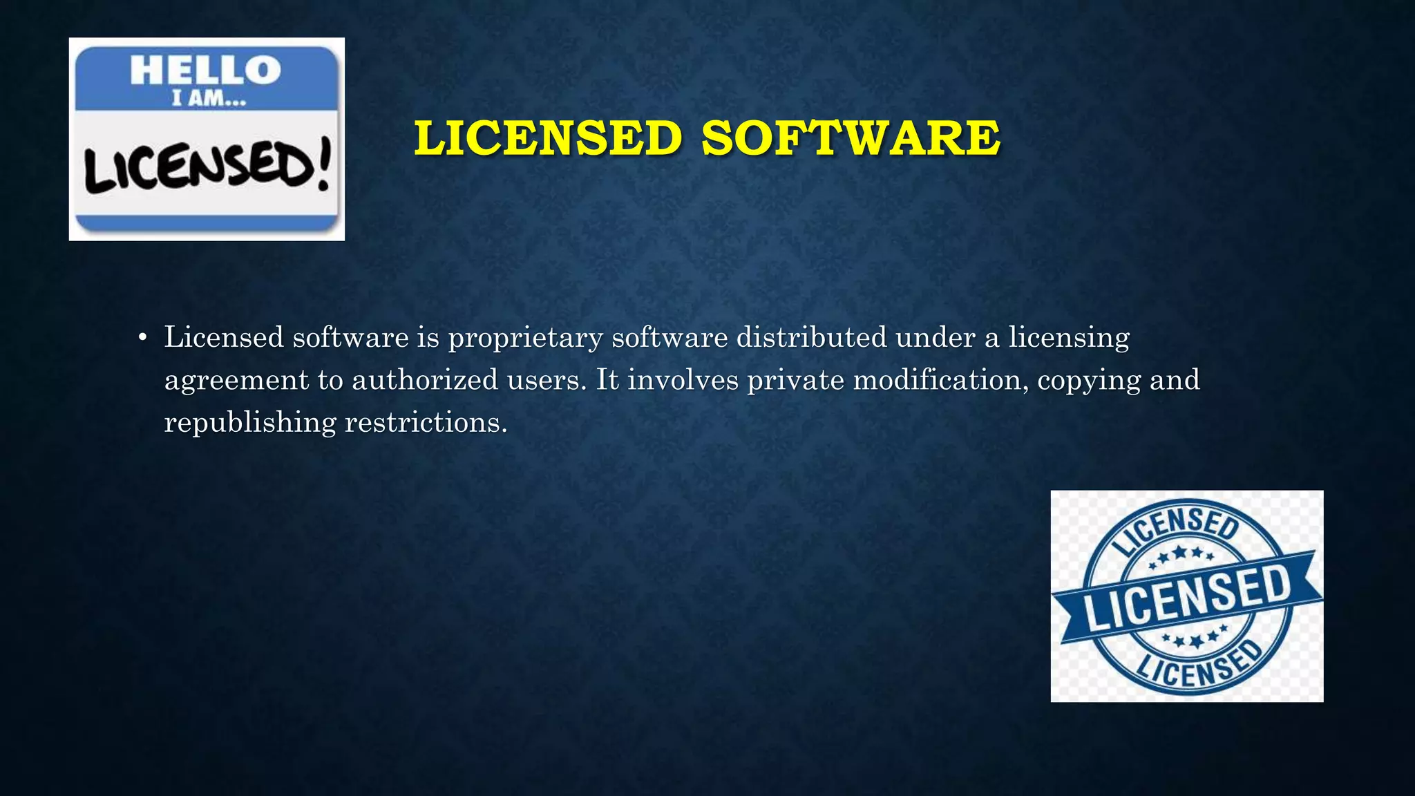 Open source Vs Licenced Software | PPTX