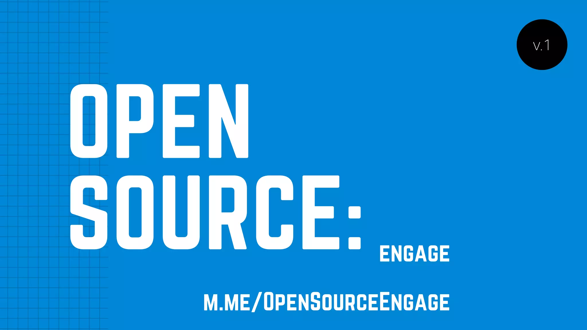 Open Source Engage | PPT