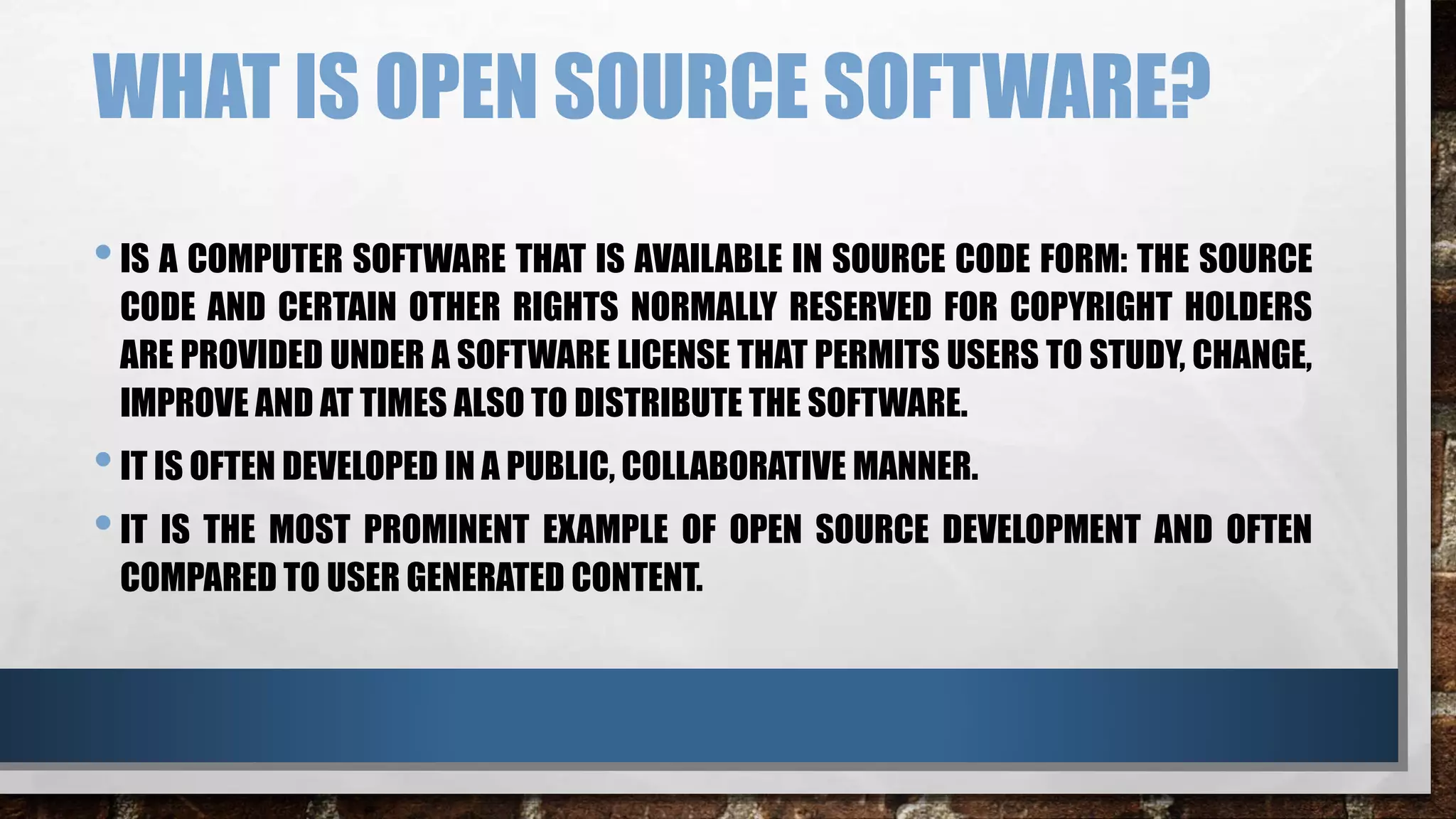 Open Source | PPT