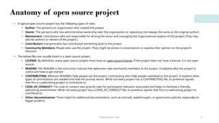 contributing to open source in just about any skill | PPT