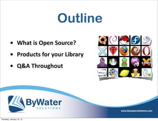 Open Source for Libraries | PPT