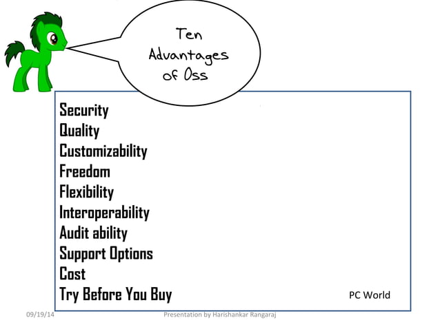 Power Point Presentation On Open Source Software Ppt