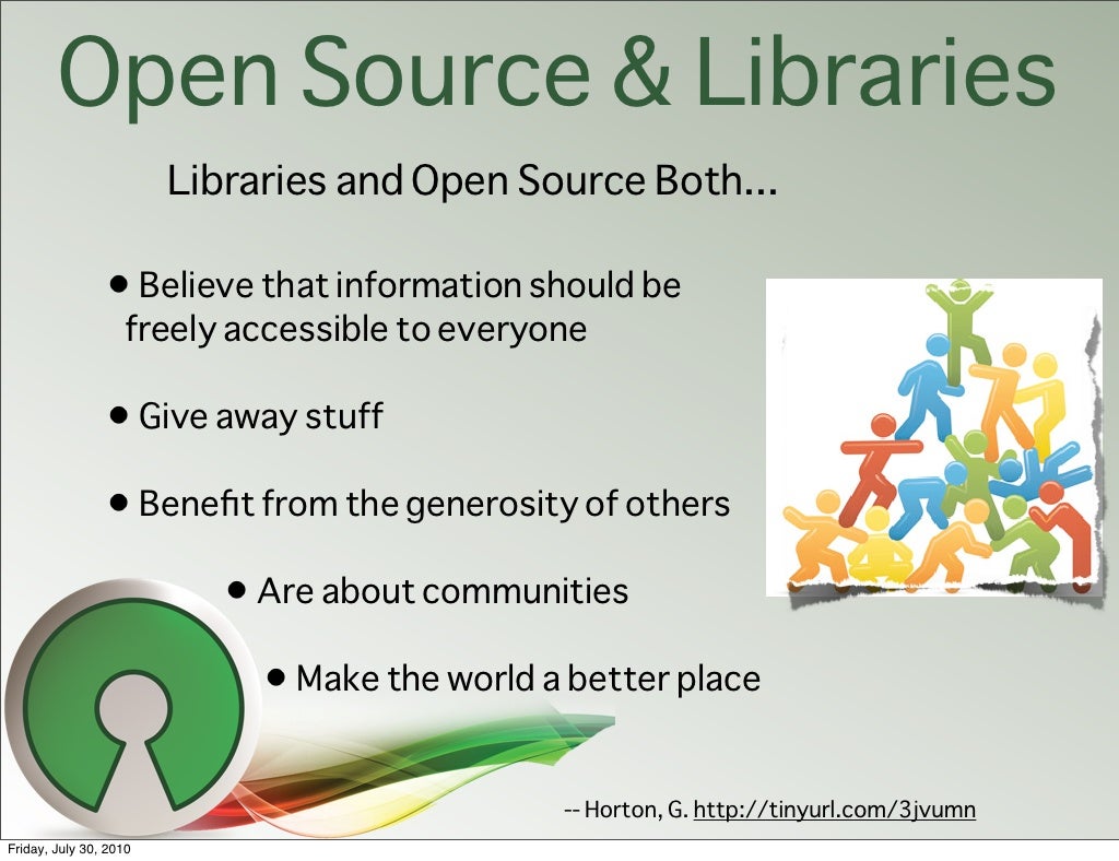 Open Source And Libraries Libraries