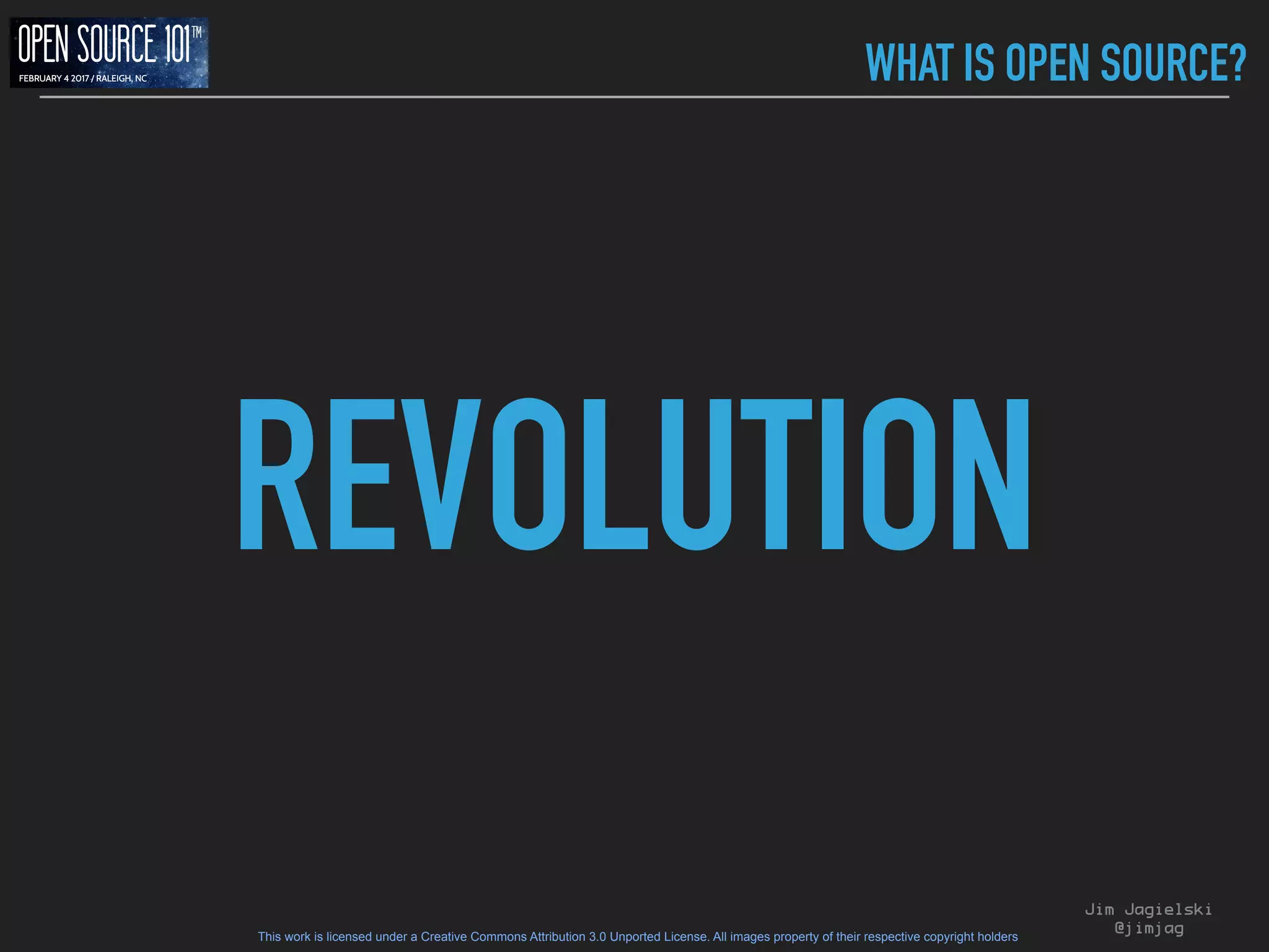 Keynote from the Open Source 101 Conference | PPT