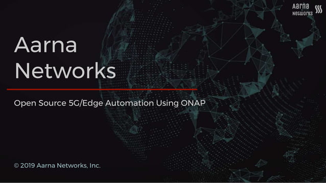 Open Source 5gedge Automation Using Onap Ppt