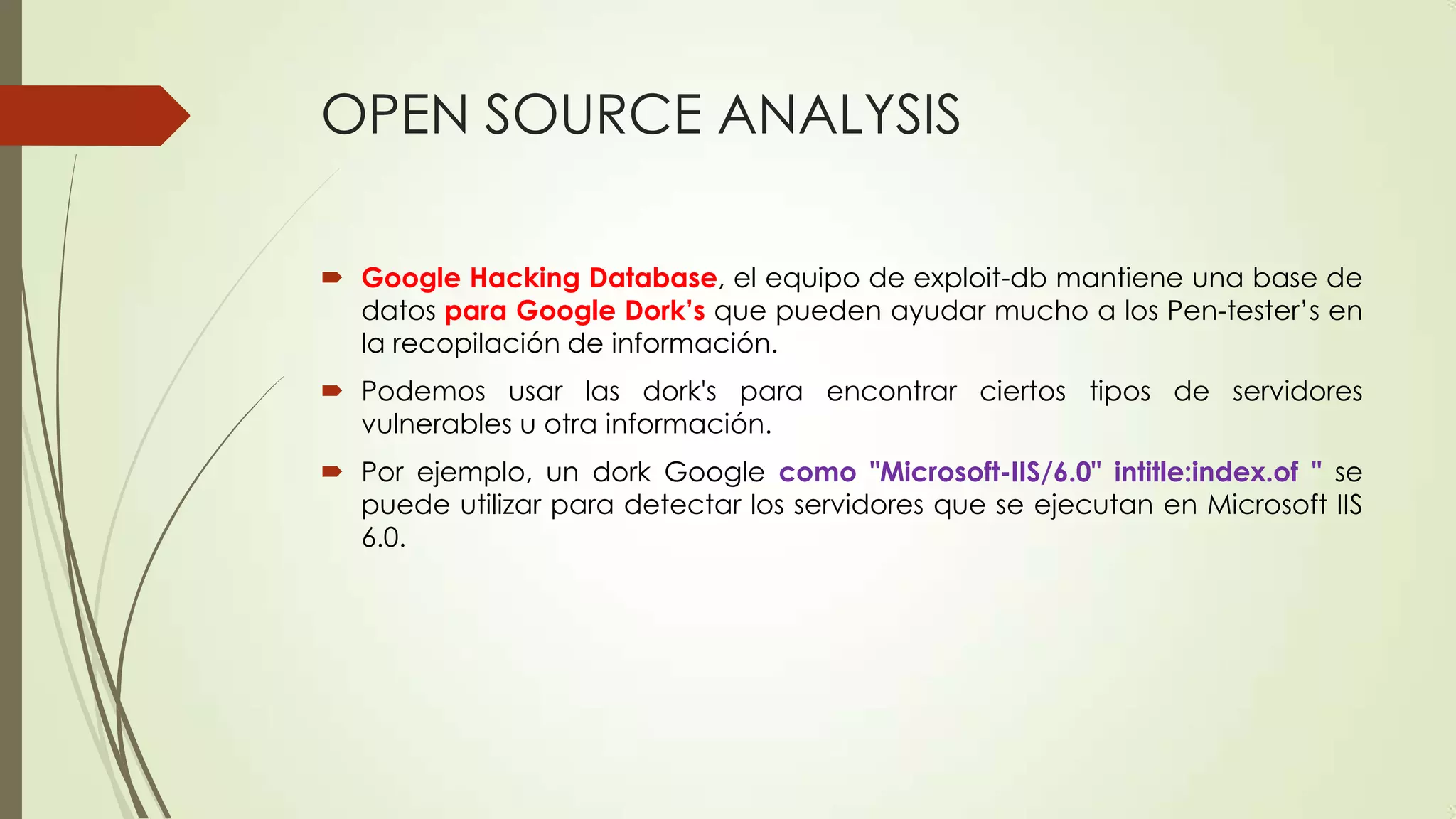 Open source analysis | PPT