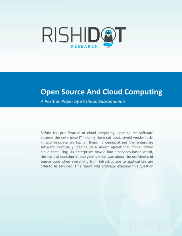 Open source and cloud computing | PDF