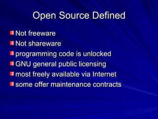 Open Source And TESOL | PPT