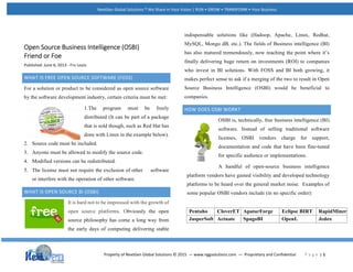 Open Source BI (OSBI) | PDF