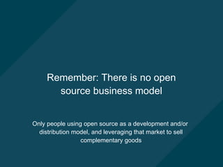 Open source business models | ODP | Operating Systems | Computer Software and Applications