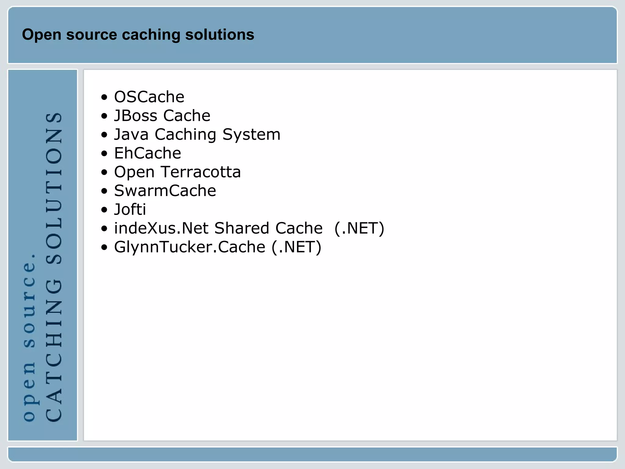OSOM - Open source catching solutions | PPS