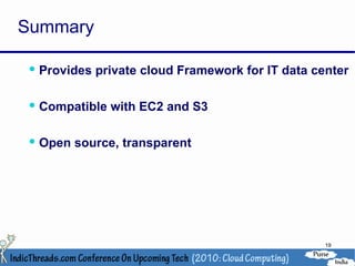 Open Source Cloud Computing -Eucalyptus | PPT