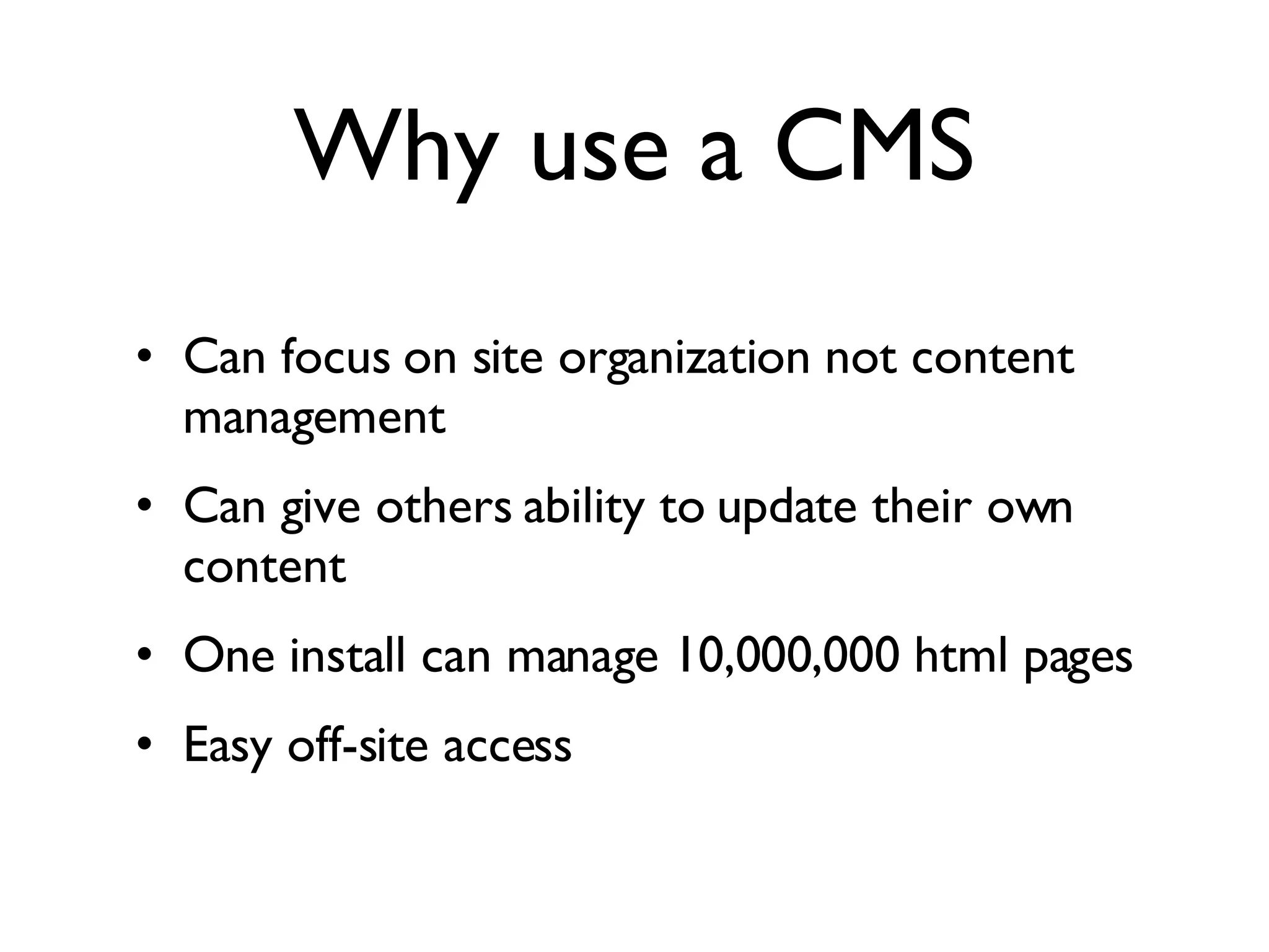 Open Source Cms Ppt