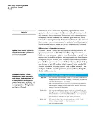 Open source, commercial or a co-existance strategy | PDF