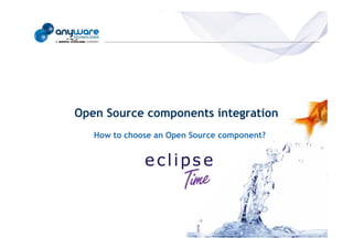 Open Source Components Integration | PDF