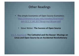 Open Source Culture and Transdisciplinary Practice | PPT