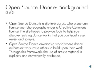 Open Source Dance | PDF