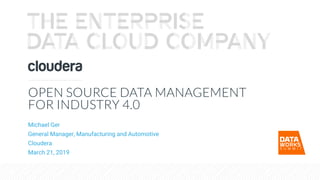 Open Source Data Management for Industry 4.0 | PDF
