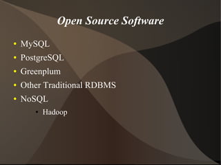 Open source data_warehousing_overview | ODP